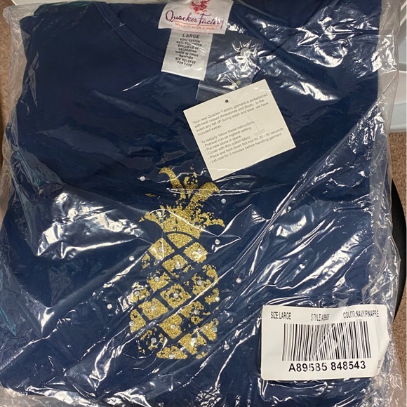 Quacker Factory | Tops | Nwt 3 Pc Set Quacker Factory Pineapple Stripes ...